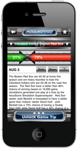 Accuscore app – A must have – Two in the Box