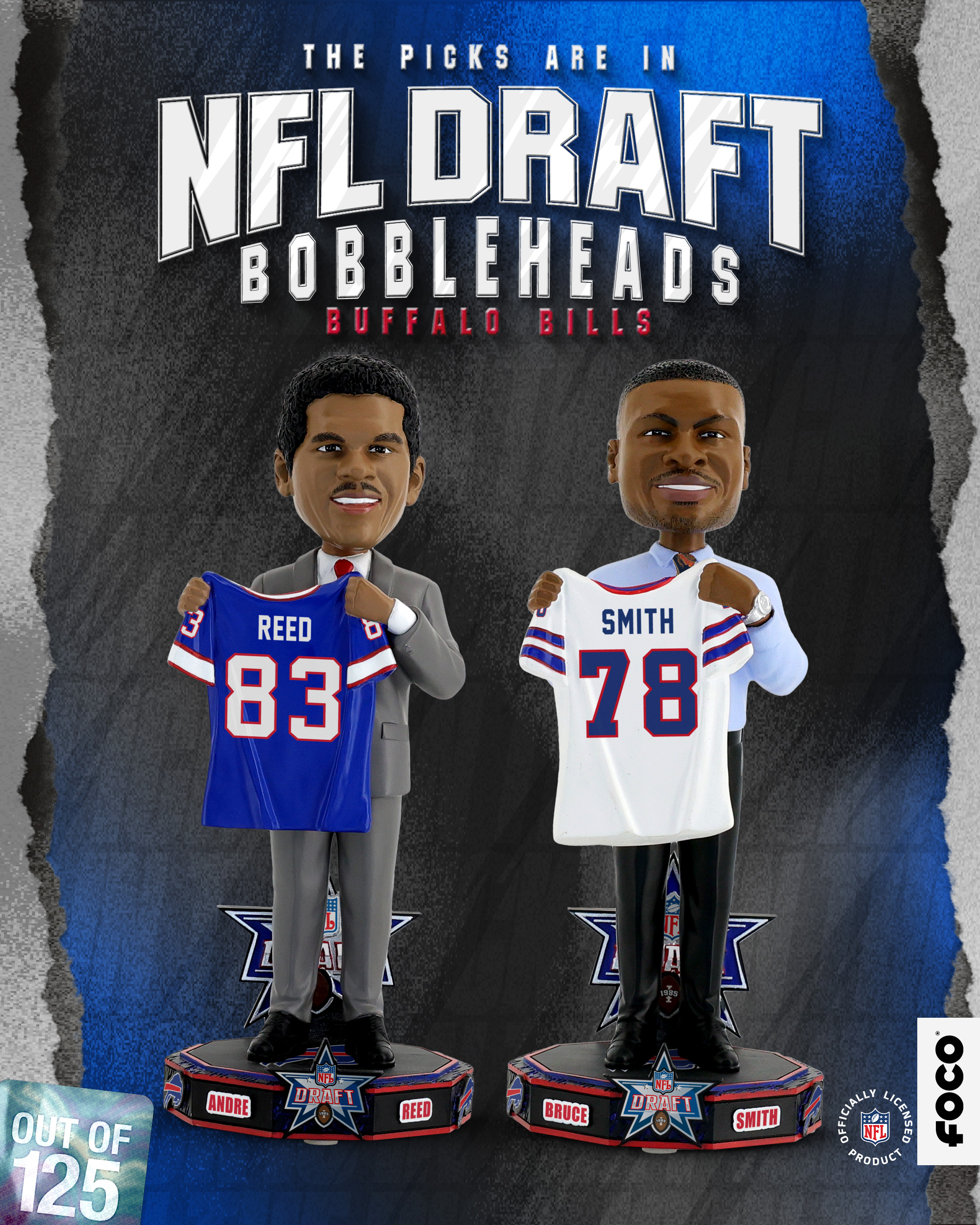 Take It Back to the 80s with FOCO’s Retro NFL Bills Draft Pick ...